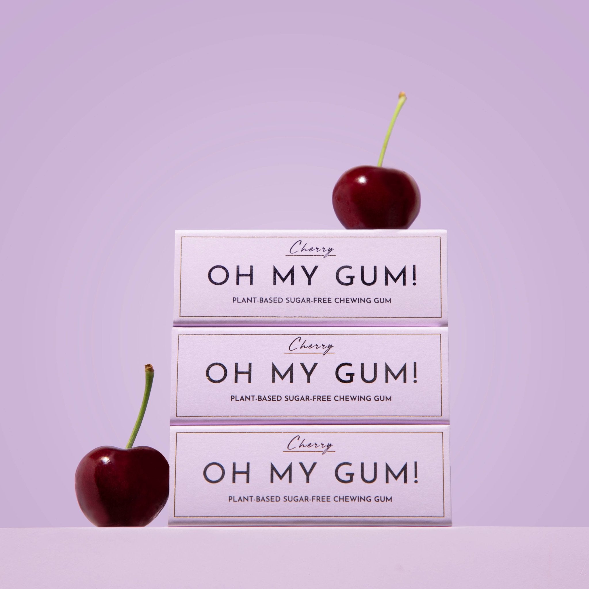 OH MY GUM! - Cherry Chewing Gum – Out of the Box Gifts